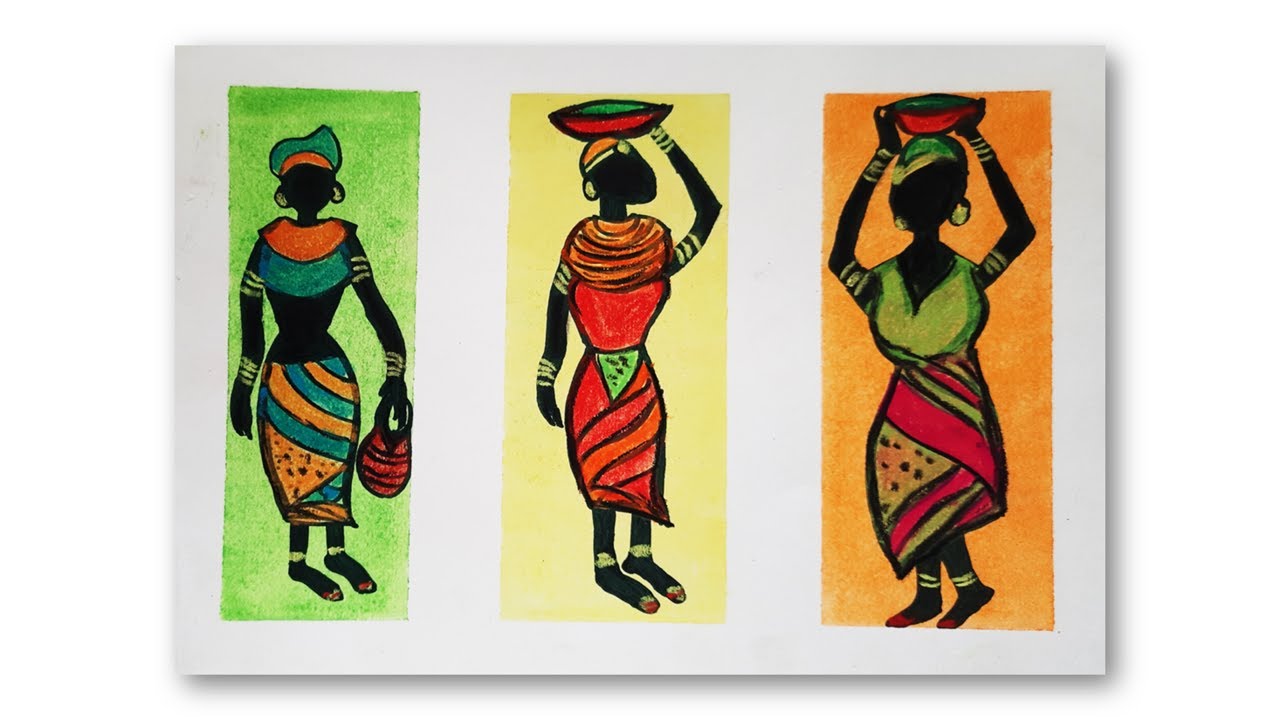 Modern Art Painting/Women figure modern art painting/simple modern art ...