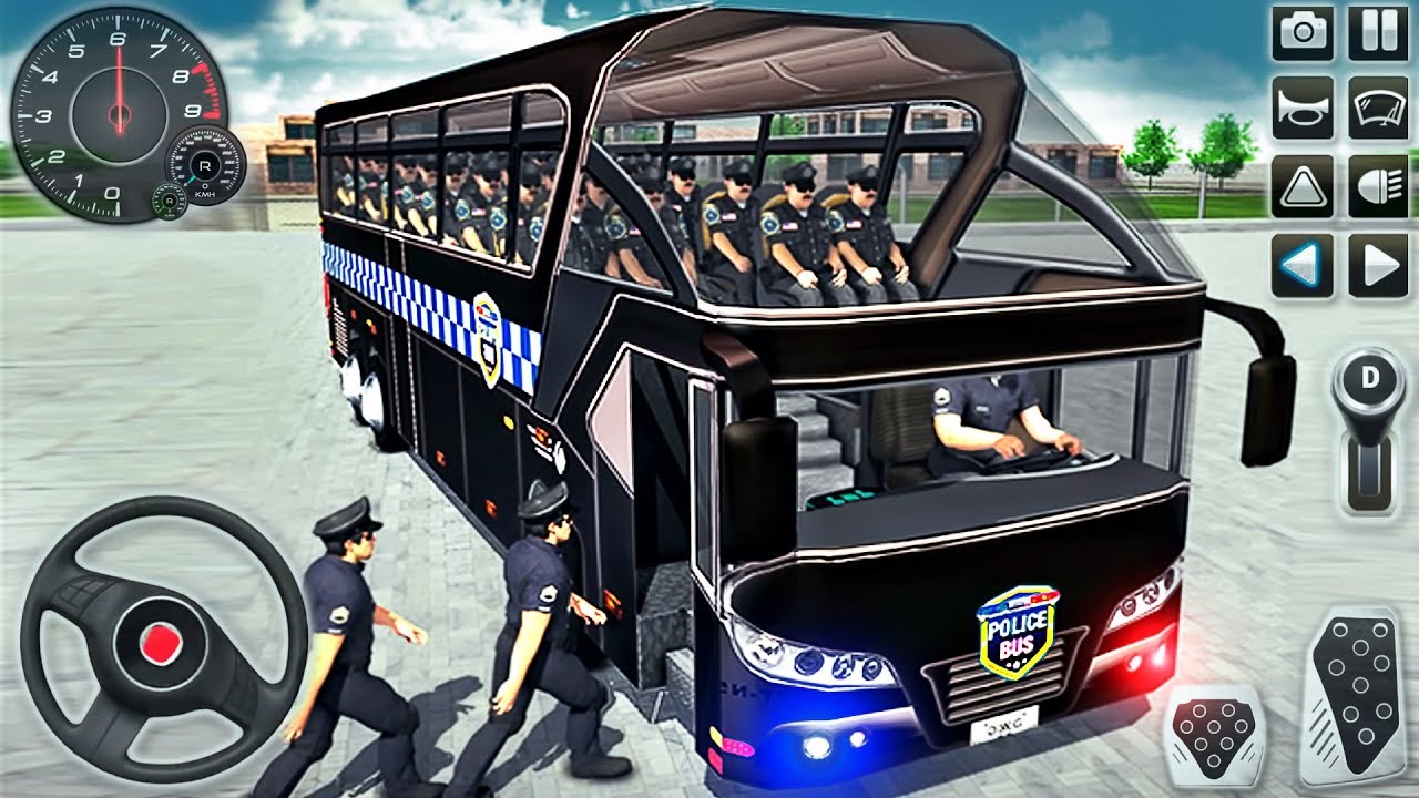 Police Bus Driving Simulator 2020 - 3D Bus Transporter Driver - Android ...
