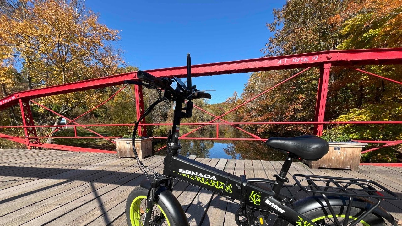 Linear Trail, Meriden, CT. Riding my Senada Drifter ebike ...
