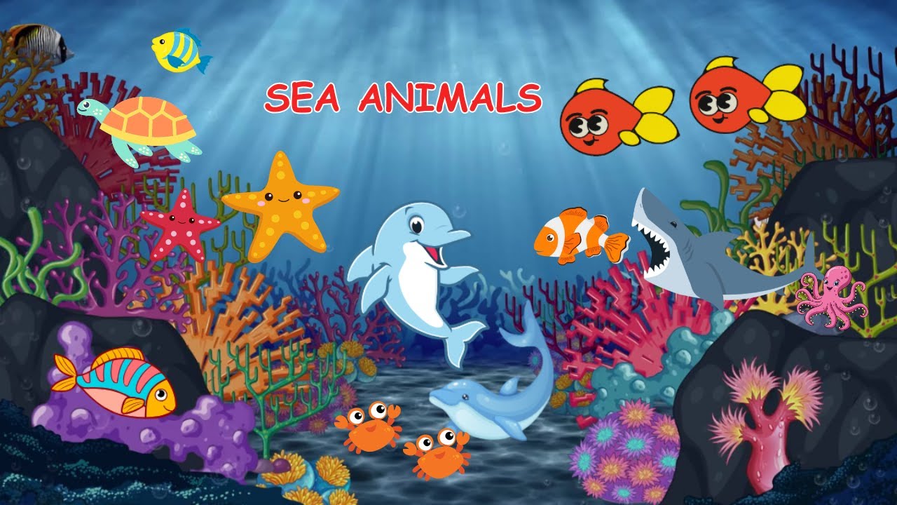 Ocean Animal Dance Party! | Fun Learning Songs + Nursery Rhymes & Kids ...