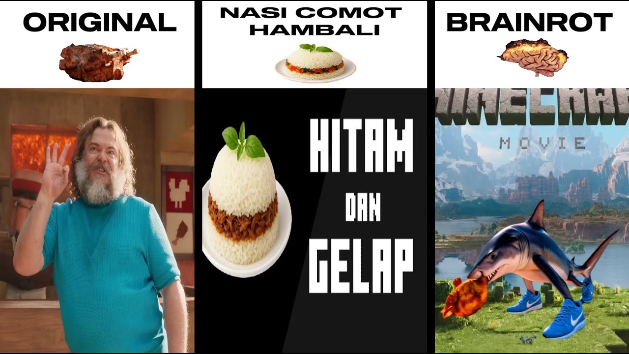 Lava Chicken Original vs Nasi Comot Hambali vs Brainrot - YouTube