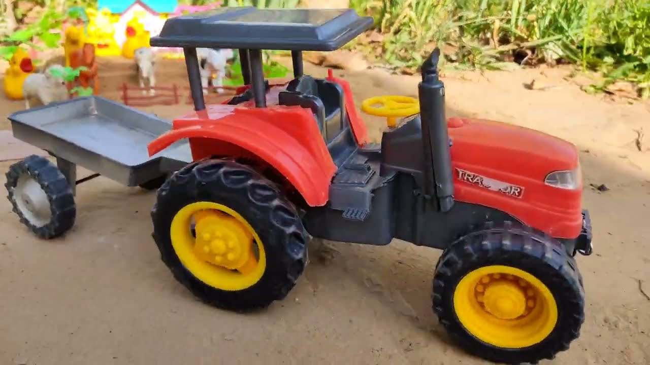 Tata Dumper Truck Accident 2023 | Pulling out John deere Tractor | gadi ...