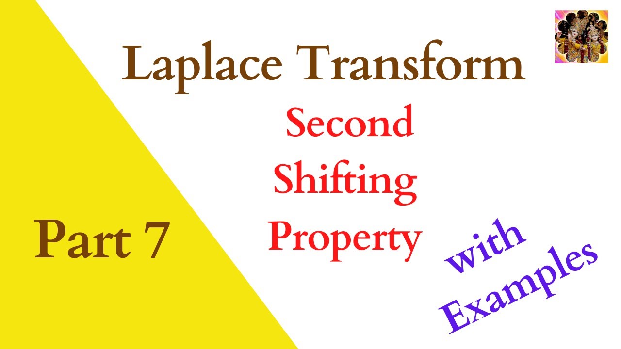 Second shifting property Laplace transform || Second shifting property ...