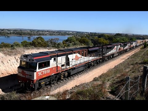 SCT Logistics Freight Train Mt Lofty, Nairne & Murray Bridge 24/04/23 ...