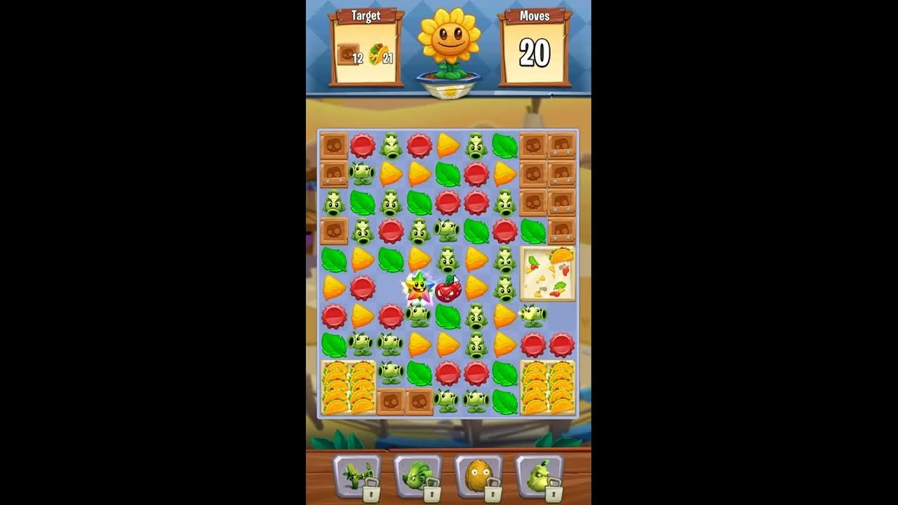 Plants vs Zombies Match Level 18 GAMEPLAY WALKTHROUGH [Public Beta 02/ ...
