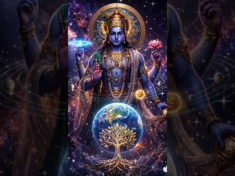Bhagwan Vishnu Cosmic Avatar | Divine Shree Hari Status Video 🌸