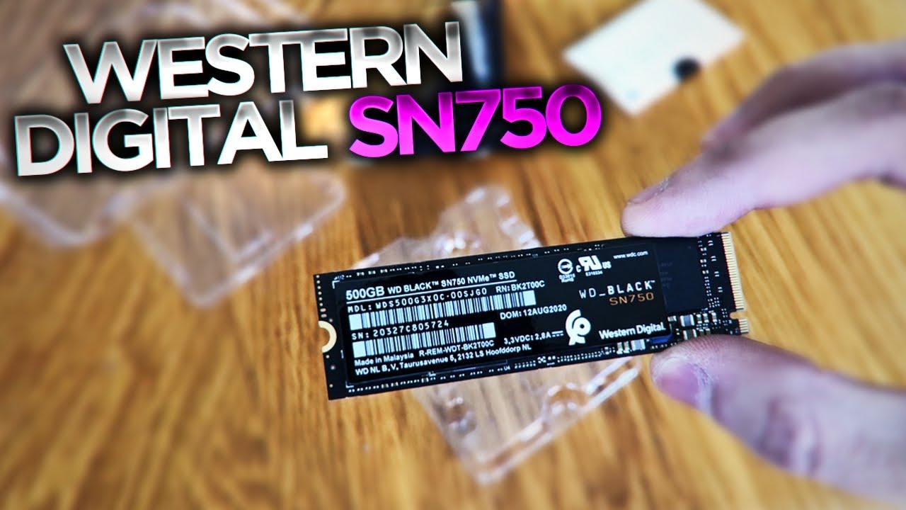 WESTERN DIGITAL BLACK SN750 (500GB) / ¿SSD NVME PARA GAMERS? + TESTS ...