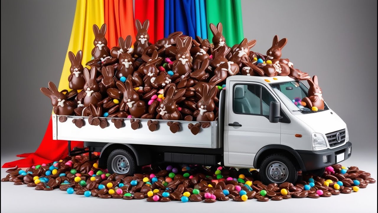 From Chocolate Bunnies to Colorful Candies A Candy Factory Tour - YouTube