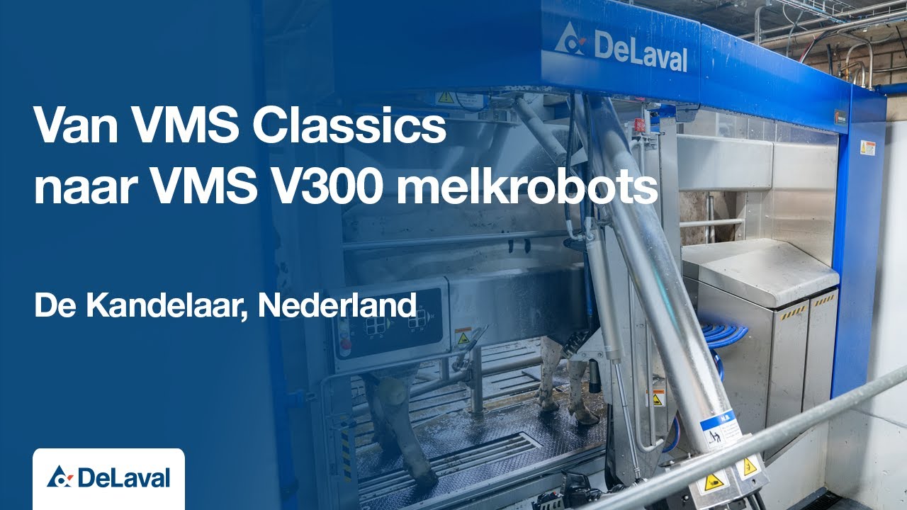 Timelapse: Oudste nog draaiende DeLaval VMS Classic melkrobots ...