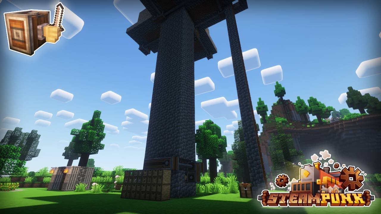 SteamPunk: EP06 | Simple Mob Farm | Minecraft 1.19.2 - YouTube