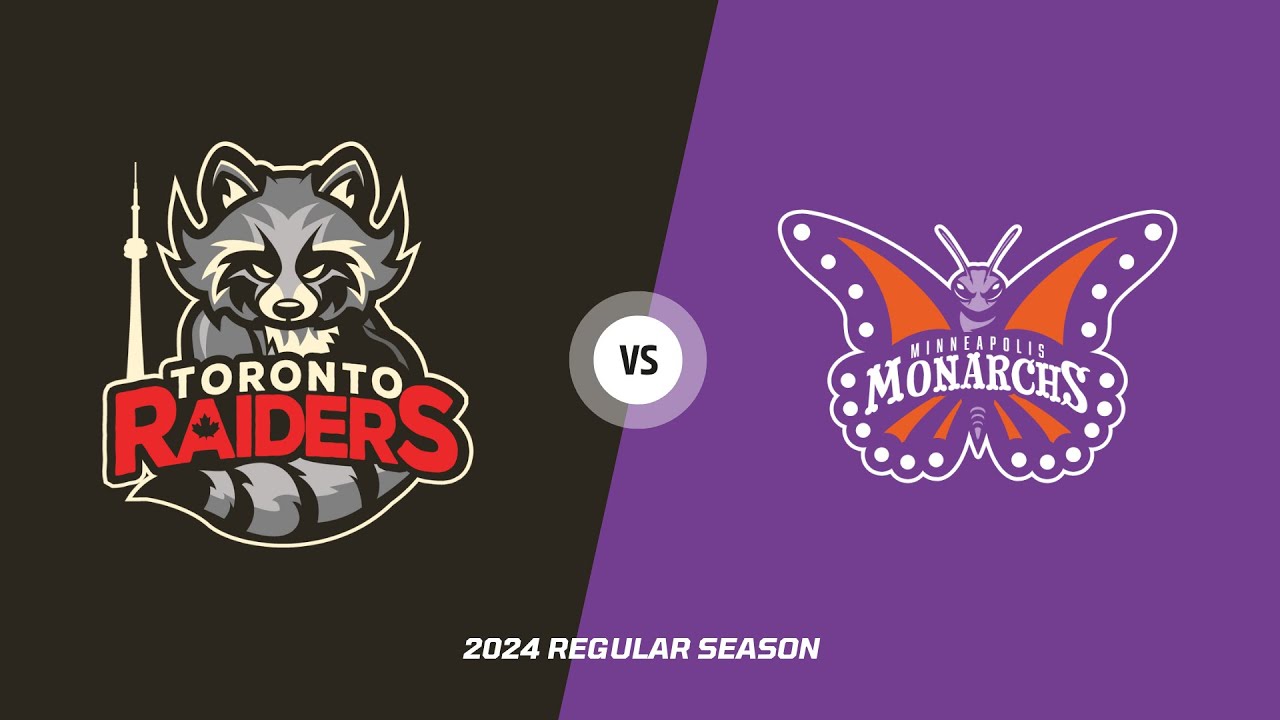 Toronto Raiders vs. Minneapolis Monarchs: Week 9 - YouTube