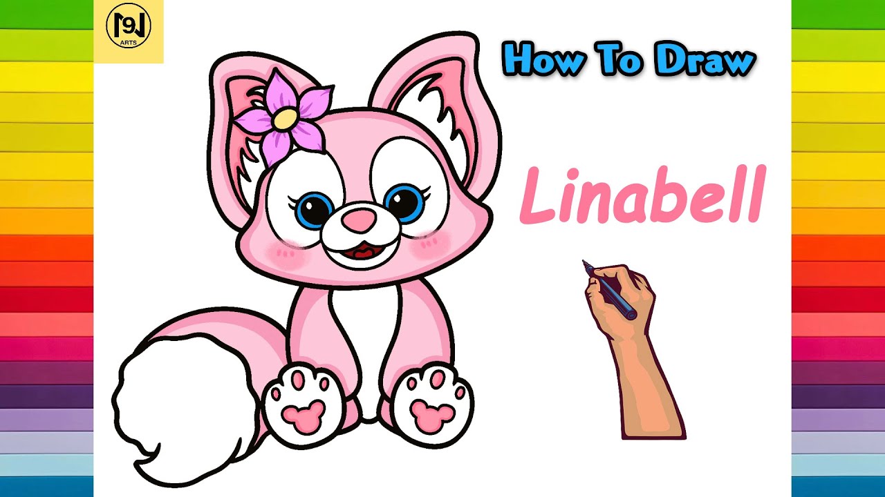 How to draw Linabell Disney Duffy and Friends | No.9 ARTS - YouTube