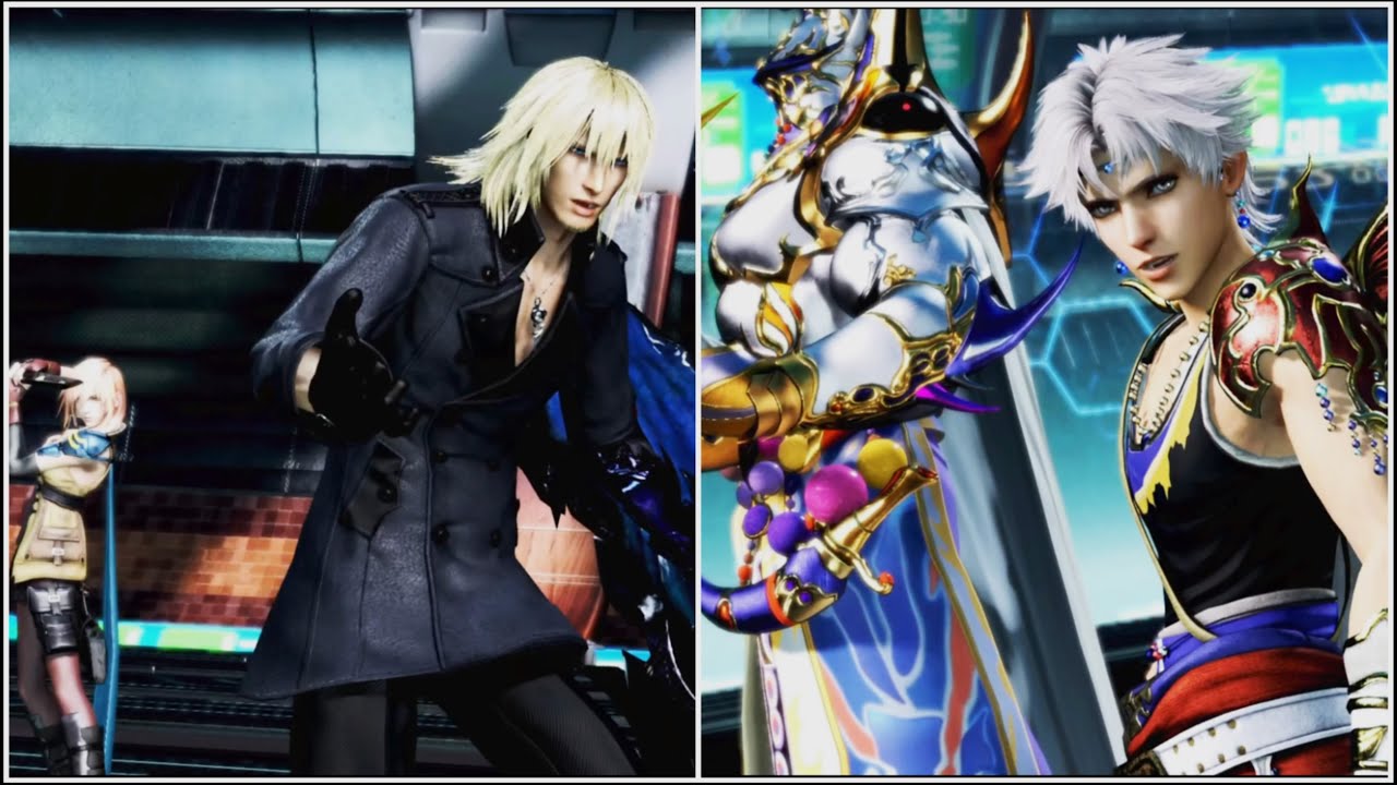 Snow and Lightning Vs. Bartz and Exdeath | DISSIDIA FINAL FANTASY NT ...