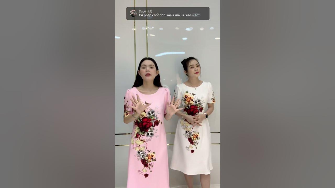 Đầm trung niên bigsize rẻ đẹp, món quà tặng mẹ (50-87kg) - Thời trang bigsize Hồng Phúc - YouTube