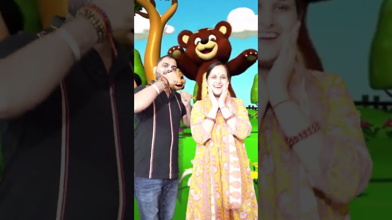 🐻 कालू मदारी आया | Kalu Madari Aaya | मज़ेदार 3D Cartoon Hindi Rhyme ...