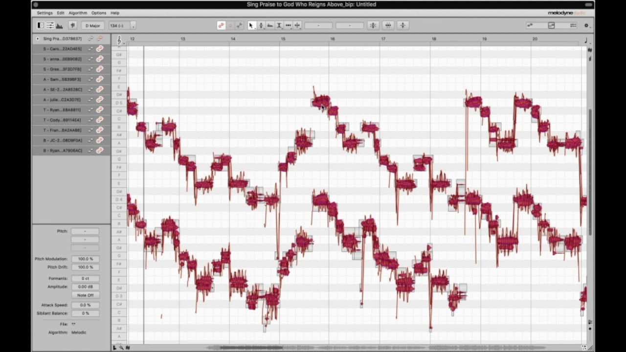 All Saints' ATL Virtual Choir Method: 5 - Melodyne Pitch and Rhythm Editing - YouTube