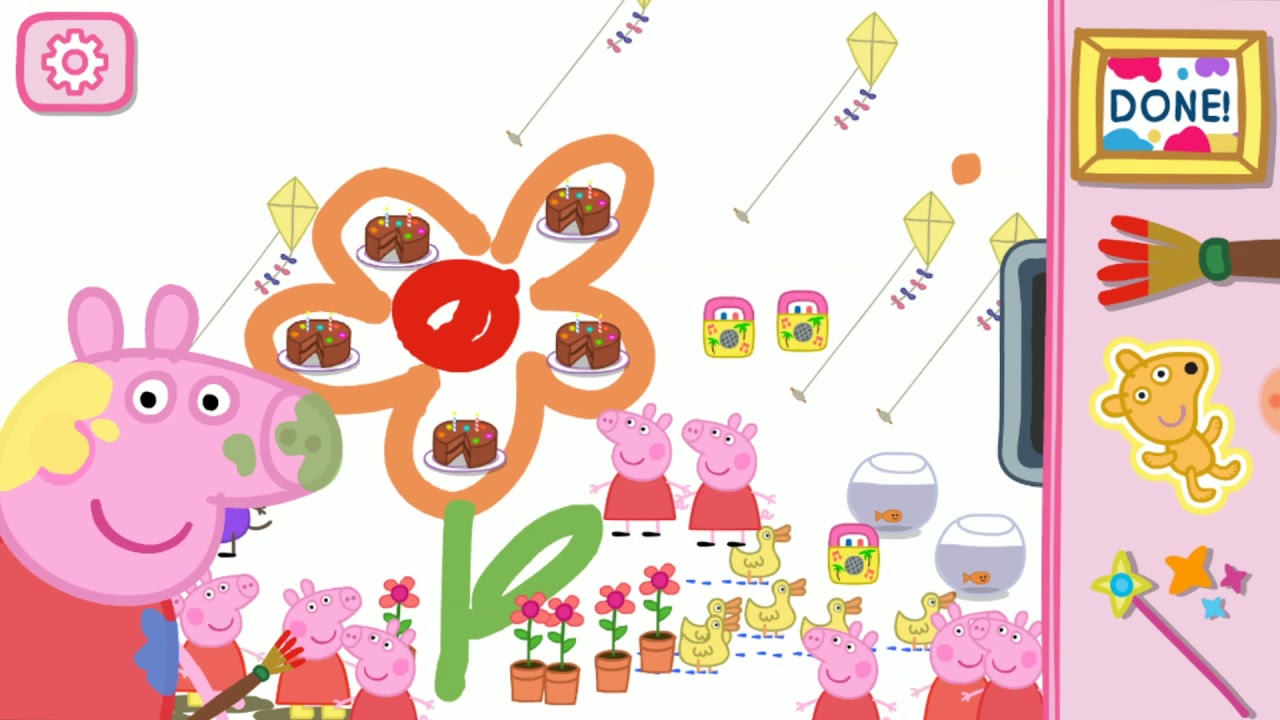 01 - Cute 'Peppa pig: Paintbox' Drawing Game Test HD - YouTube