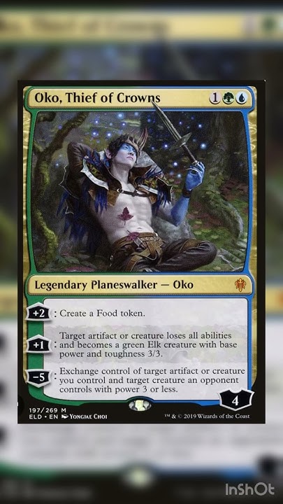 The best planeswalker ever Oko #mtg #edh #commander #planeswalker - YouTube