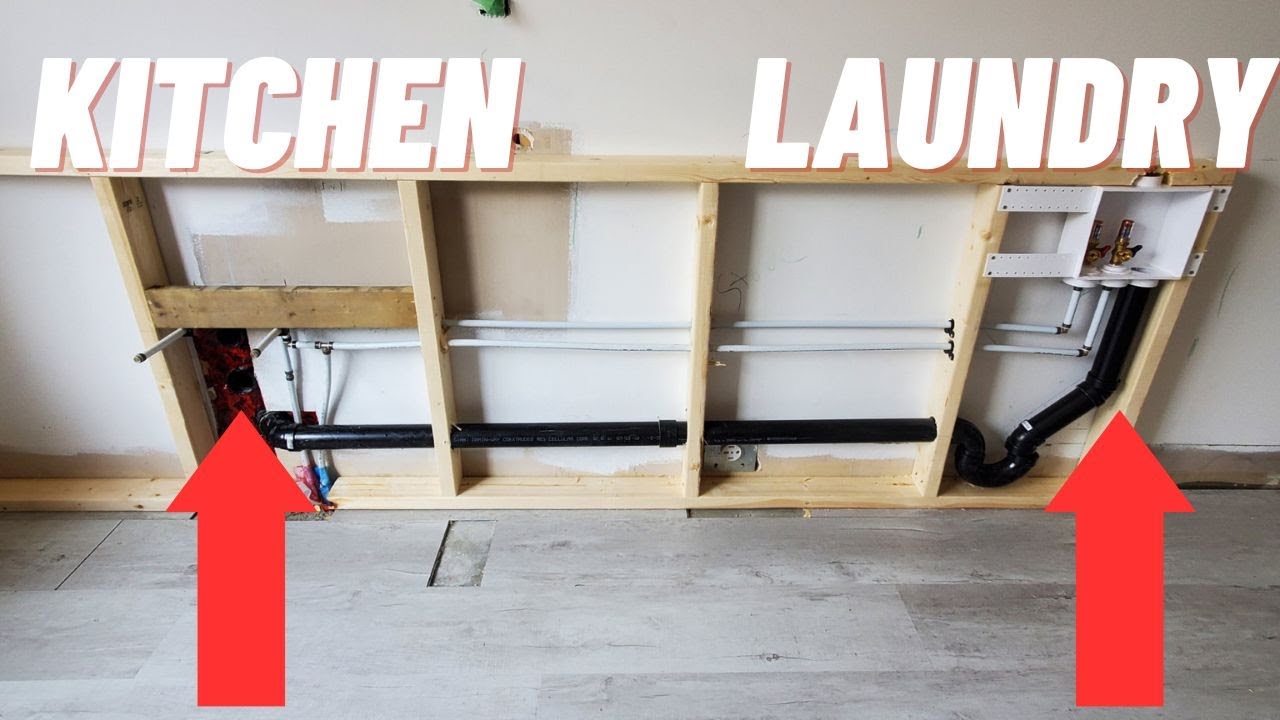 Laundry box install #3: Part 1(Adding a laundry to an existing drain ...