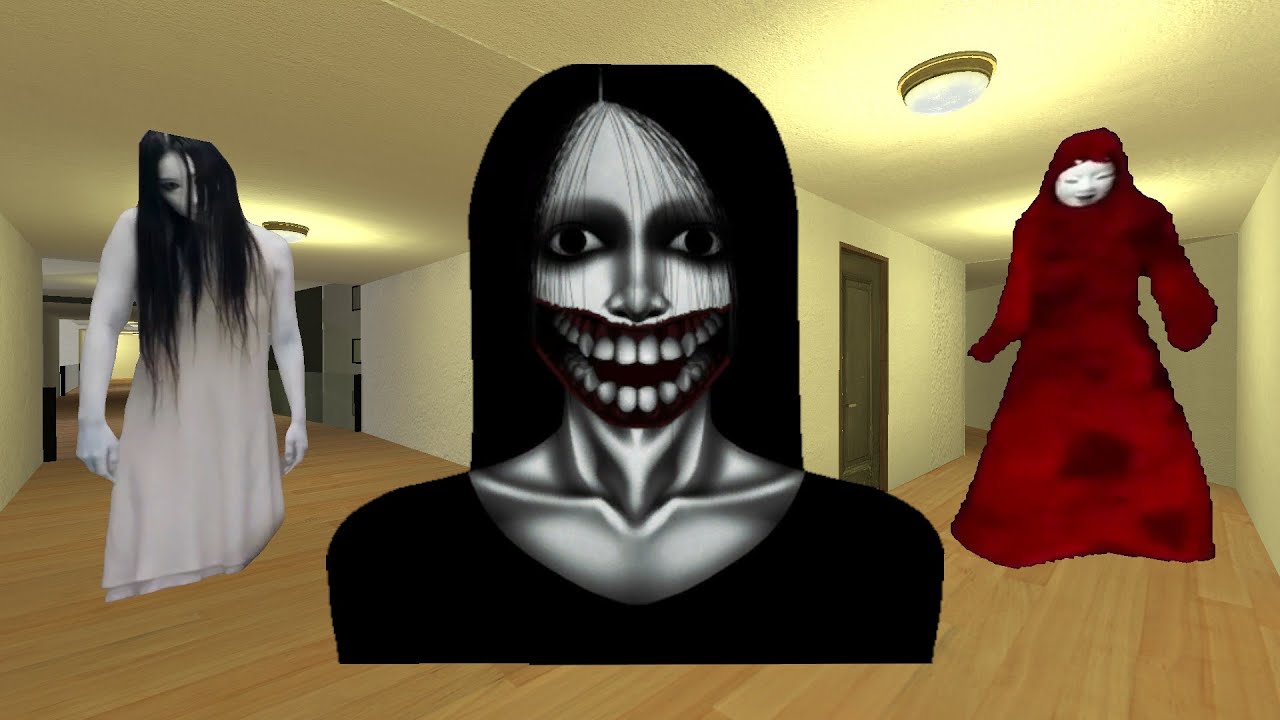 Kuchisake Onna, Scary Ghost Kayako Saeki and Aka Manto Nextbot Gmod ...