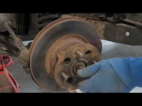 triumph spitfire front rotar and brake pad replacement part 1 - YouTube