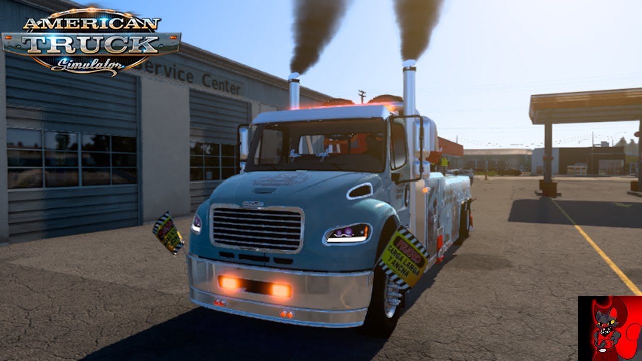 Potencia en Acción: Prueba de la Grúa Freightliner M2 en ATS 1.49 - YouTube