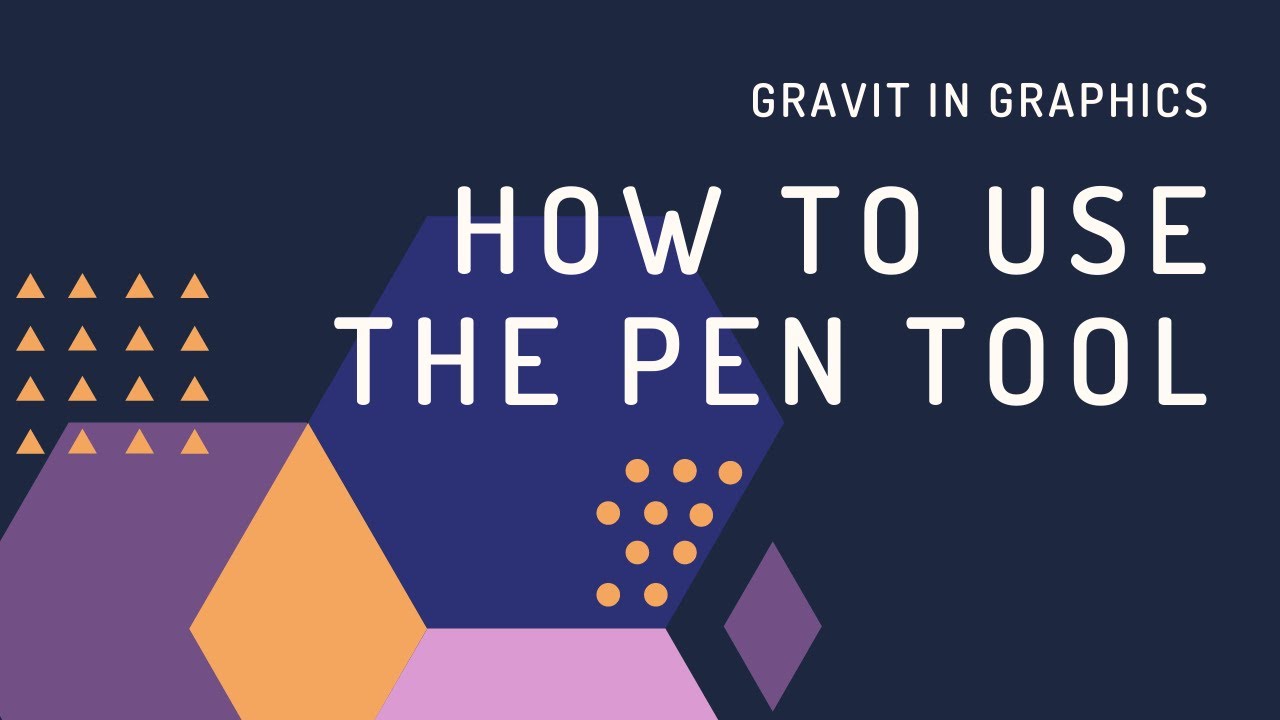 Gravit: How to Use the Pen Tool - YouTube