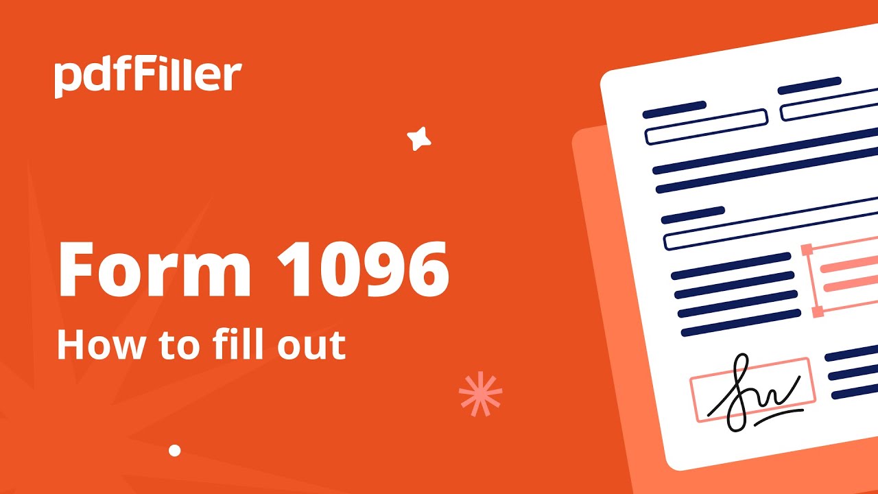 How To Fill Out A Form 1096 YouTube
