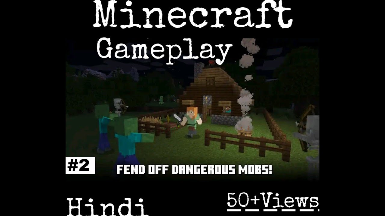 Minecraft Hindi Gameplay Part 2 In iOS And Android||Android/pc Gaming ...