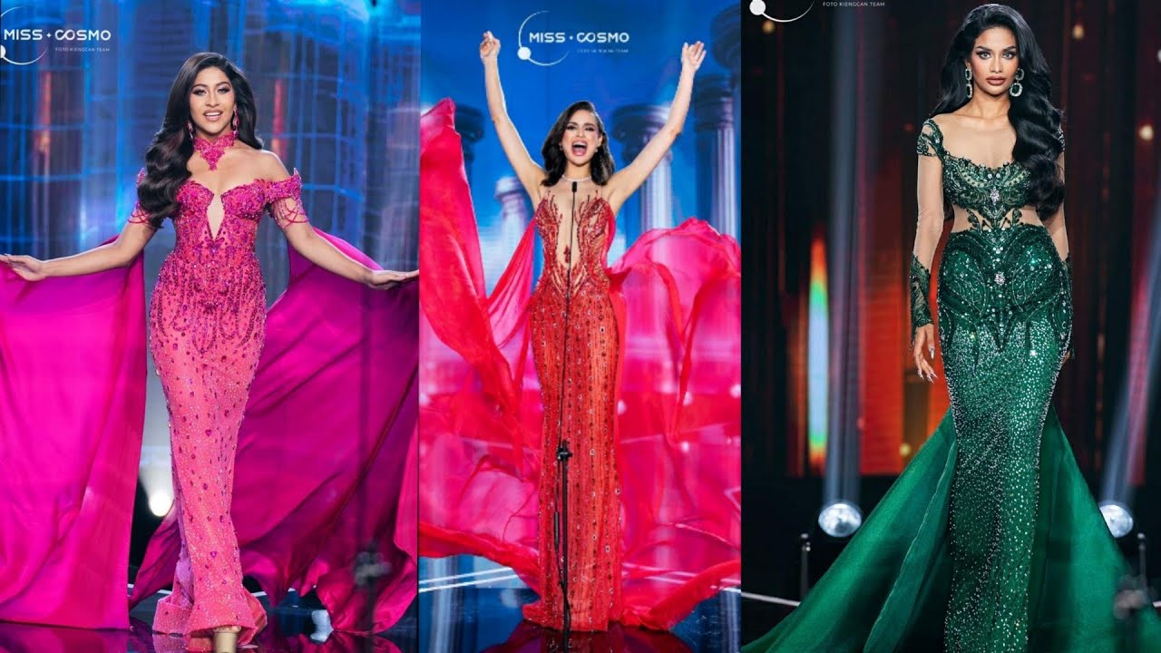 Miss cosmo evening gown // beauty pageant 🌈// #misscosmointernational # ...