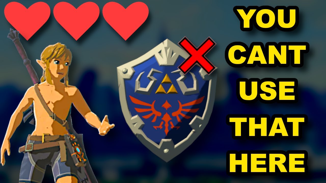 Worlds First ZELDA Breath of the Wild - NO SHIELD - NO DAMAGE #botw # ...