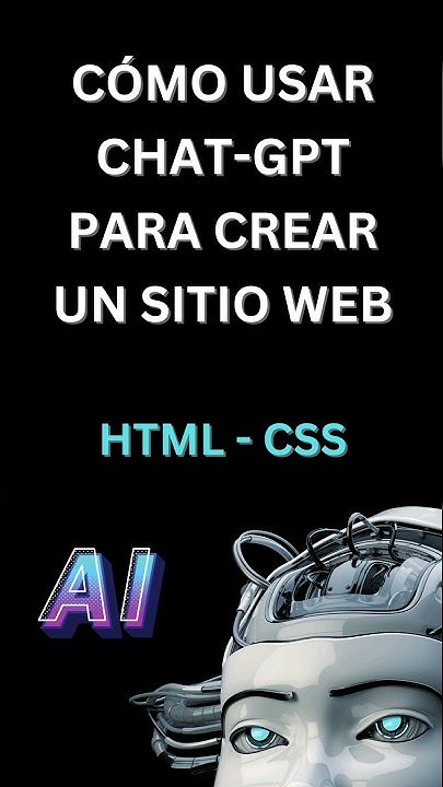 Cómo usar CHAT-GPT para crear un sitio web. HTML - CSS #ai #chatgpt #coding #code - YouTube