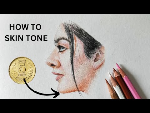 How to Make Skin Tone Using Colour Pencil | Tutorial - YouTube