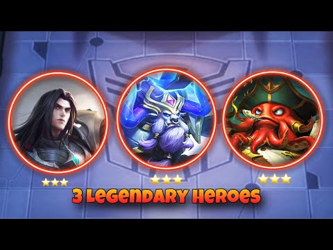 Literally These 3 Legendary 5 Gold Cost Heroes in Magic Chess !! Made ...