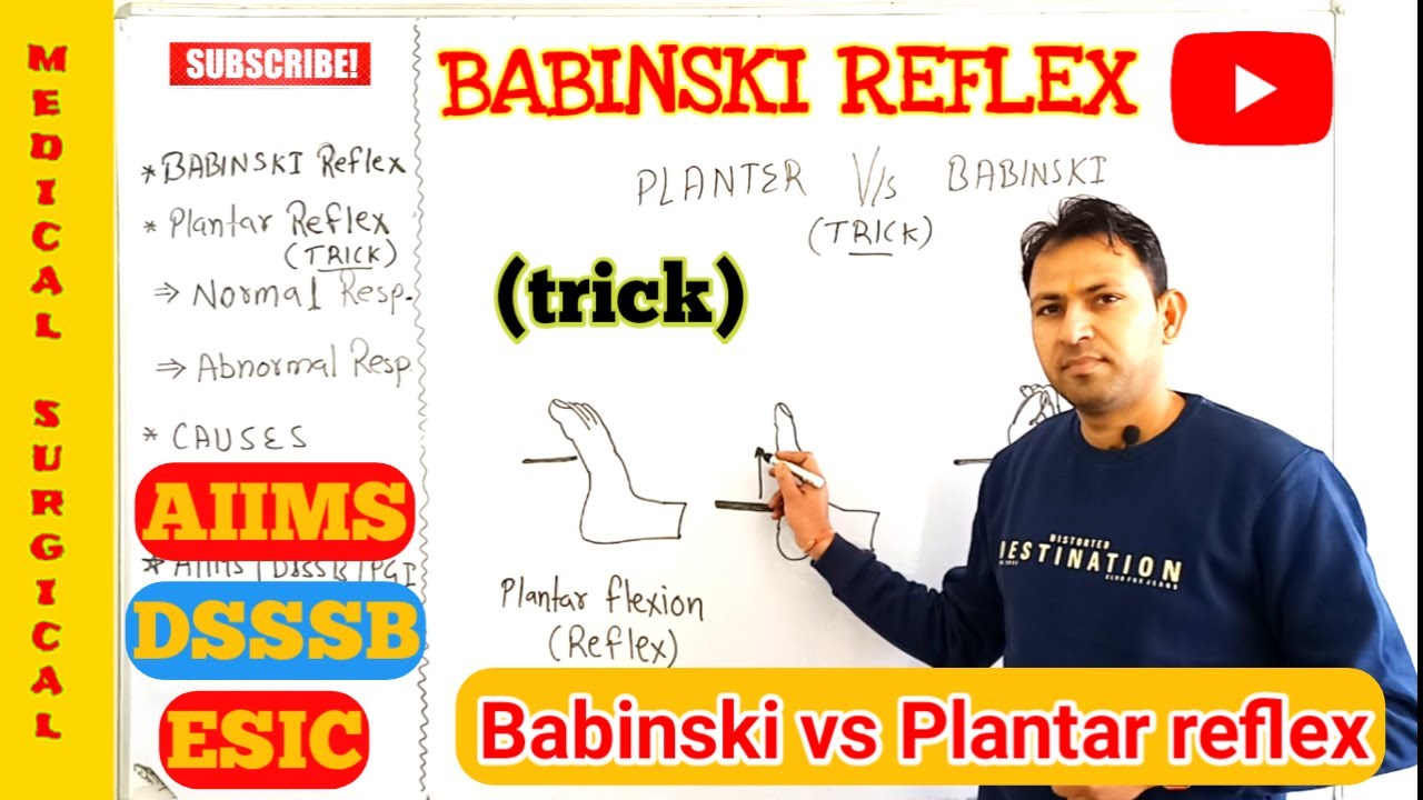 babinski reflex and plantar reflex | neurological examination | nurses ...