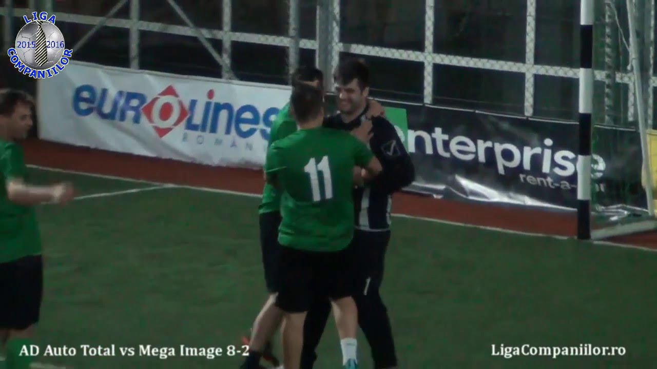Rezumat AD Auto Total vs Mega Image (1.Liga Companiilor 2015/16) - YouTube