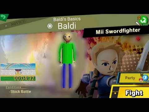 What if Baldi's Basics was in Smash Bros? - YouTube