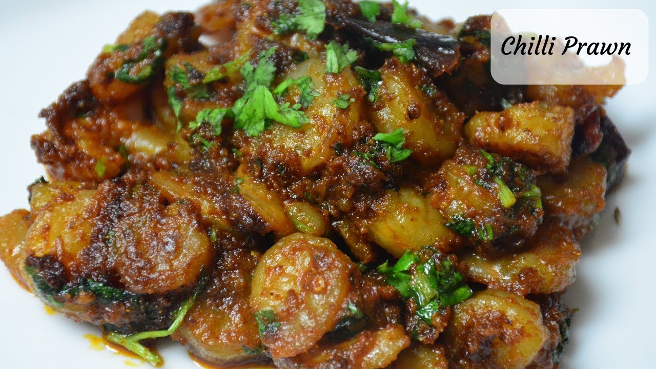 Chilli Prawn | Double chilli prawn | Quick Prawn Recipe - YouTube