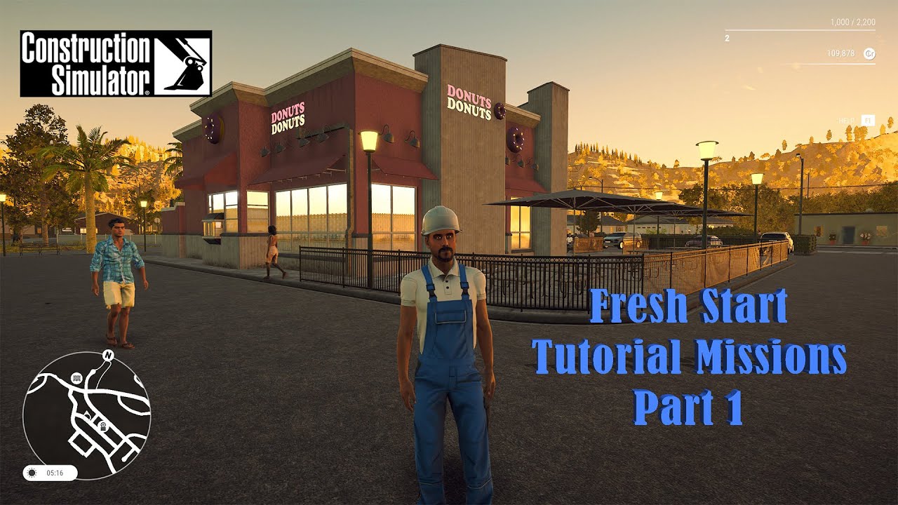 Fresh Start | Tutorial Missions Pt 1 | Construction Simulator - YouTube