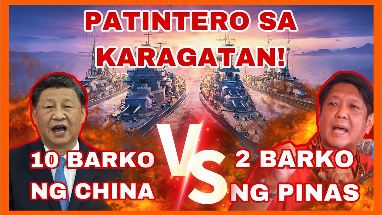 SAMPUNG BARKO NG CHINA LABAN SA DALAWANG BARKO NG PILIPINAS, PATINTERO ...