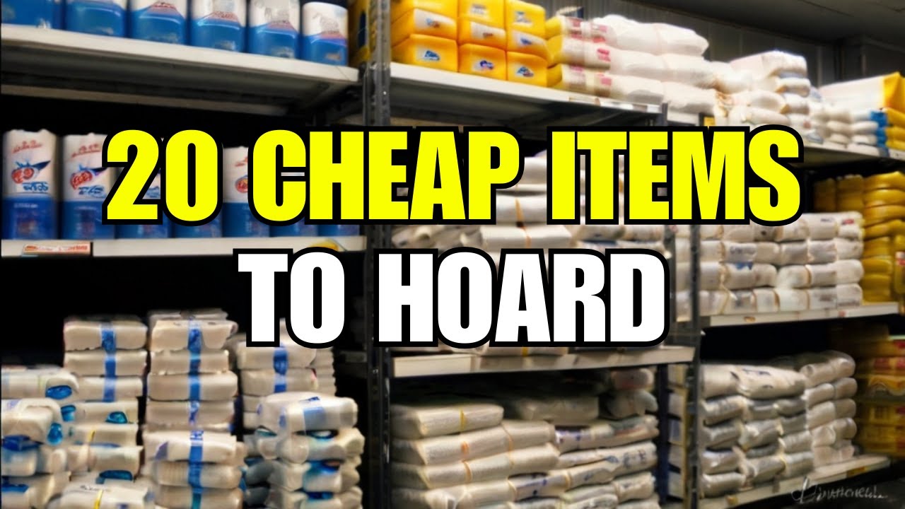 20 Cheap Items to Stockpile, Hoard and Barter With - YouTube