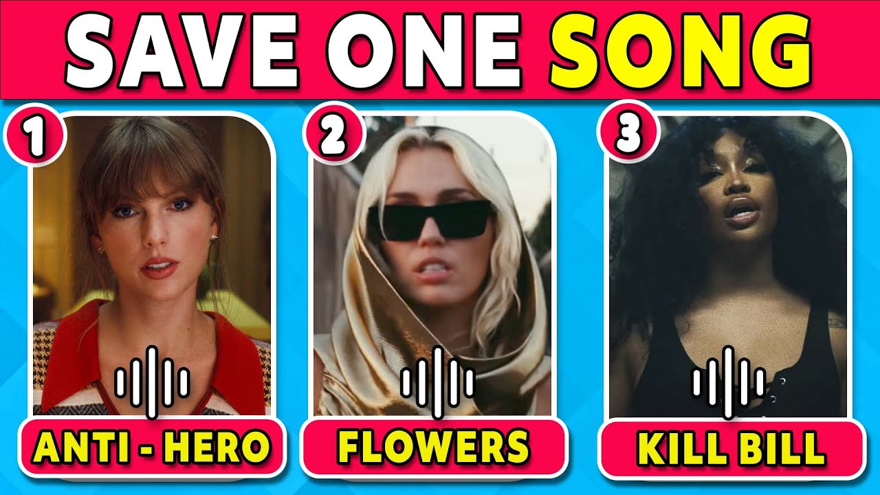 Save One Song for the Most Popular Artists🎶🎵 Pick Your Favorite Song ...