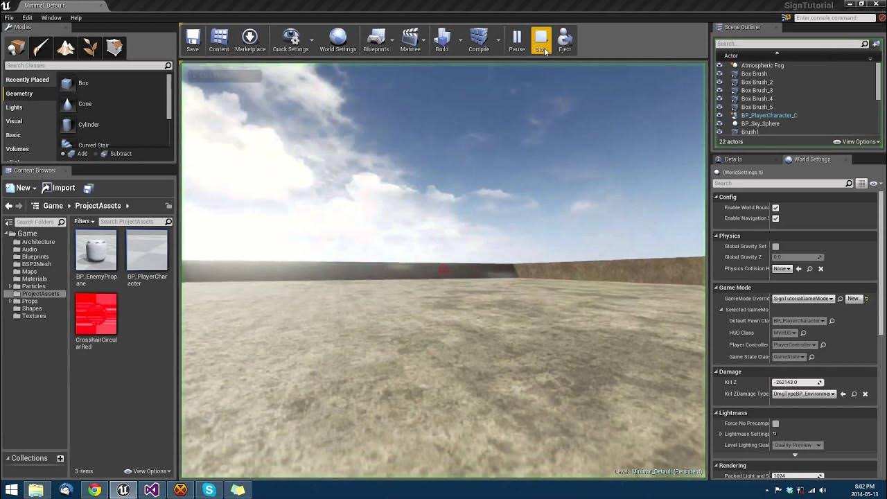 Unreal Engine 4 Shooter with a Spawner Tutorial with C++ Part 8 - YouTube