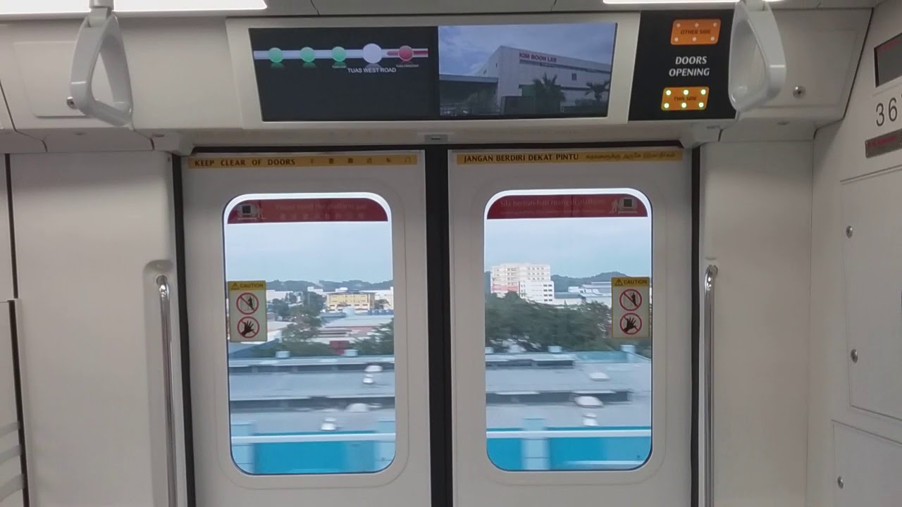 [New Cab Window]SMRT C151B Set 673/674 Gul Circle to Tuas Link - YouTube