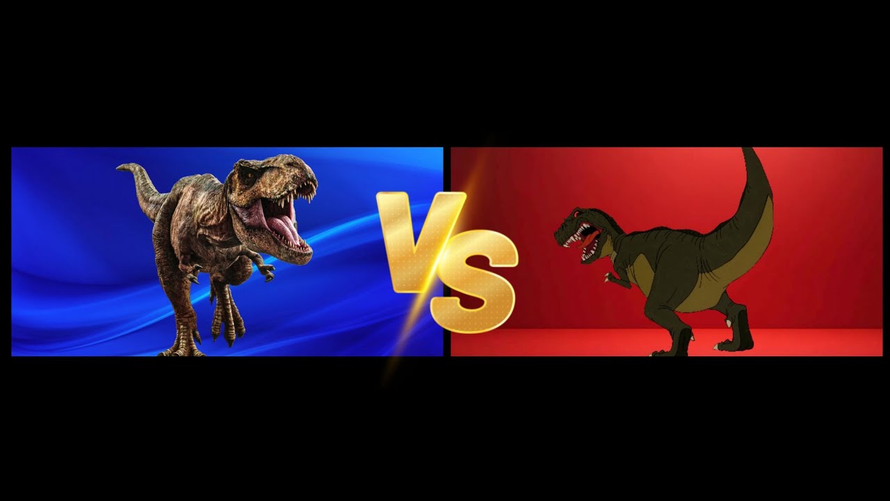 Rexy vs Sharptooth - YouTube