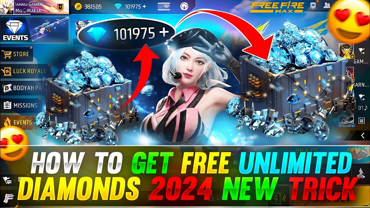 How To Get Free Diamonds In Free Fire, Free Diamond, Free Diamond App ...