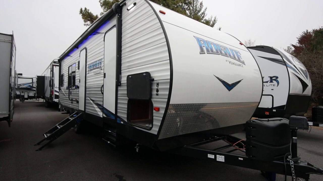 2019 Forest River Vengeance Rogue 25V Toy Hauler Walkthrough - Tri ...