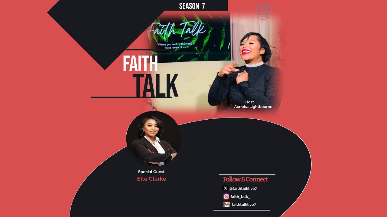 FAITH TALK with Elle Clarke - YouTube