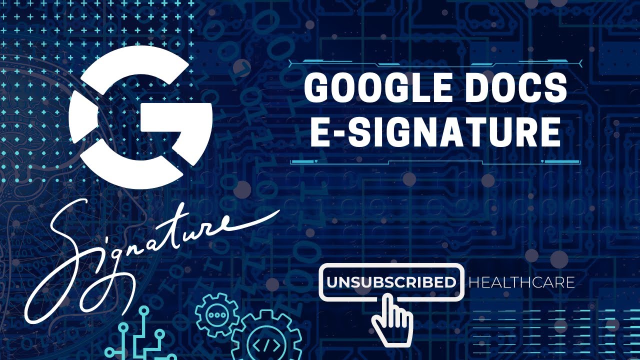Google Docs E-Signature (Beta) Review - YouTube