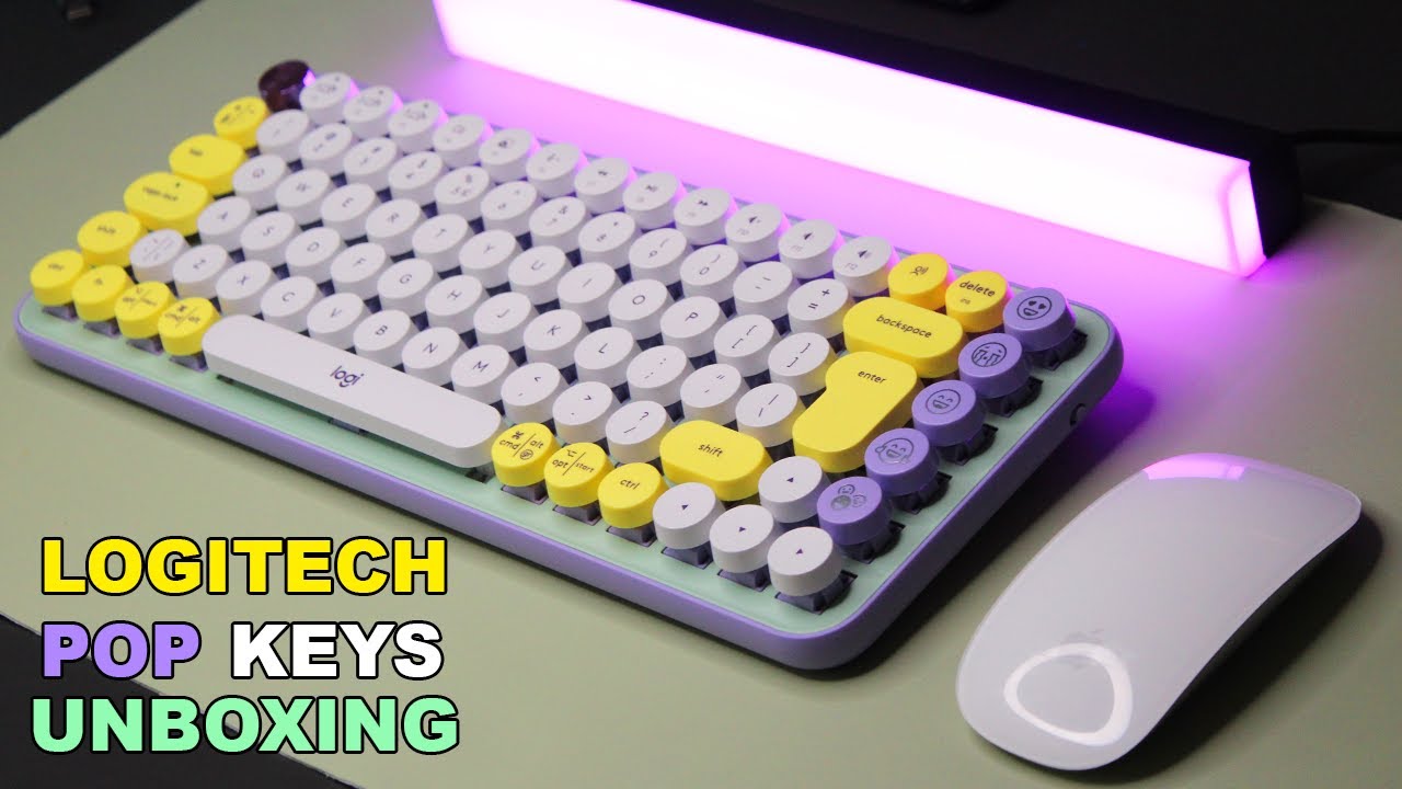 Logitech Pop Keys Unboxing - I can't believe THIS IS AWESOME and looks ...